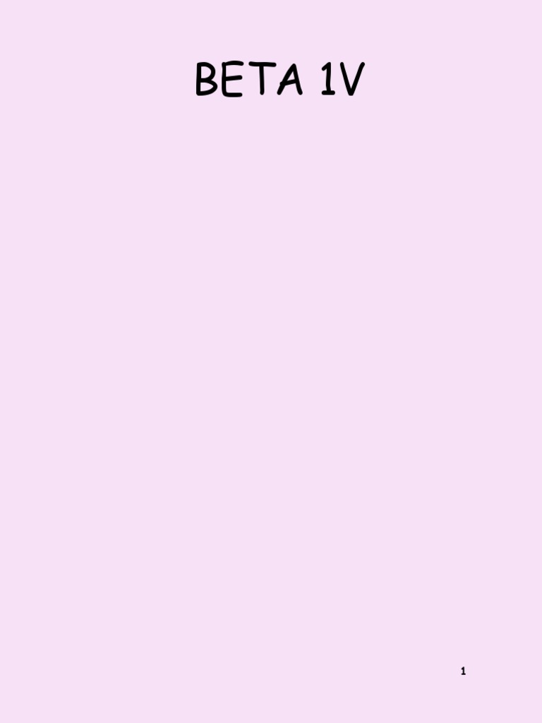 Beta IV PDF | PDF | Lápiz | Sustracción