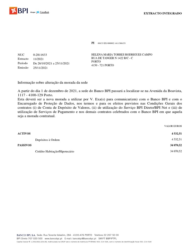 Extrato Integrado | PDF