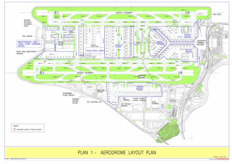 Plan 1 Aerodrome Layout Plan | PDF