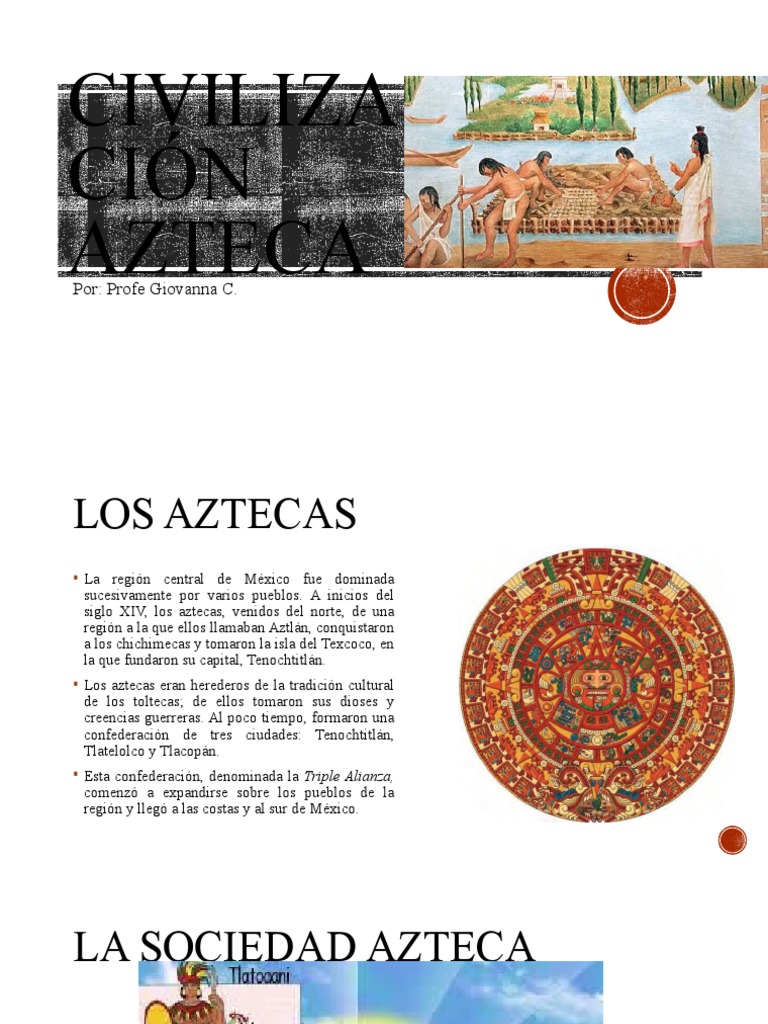 Cultura y sociedad de los aztecas | PDF | Historia