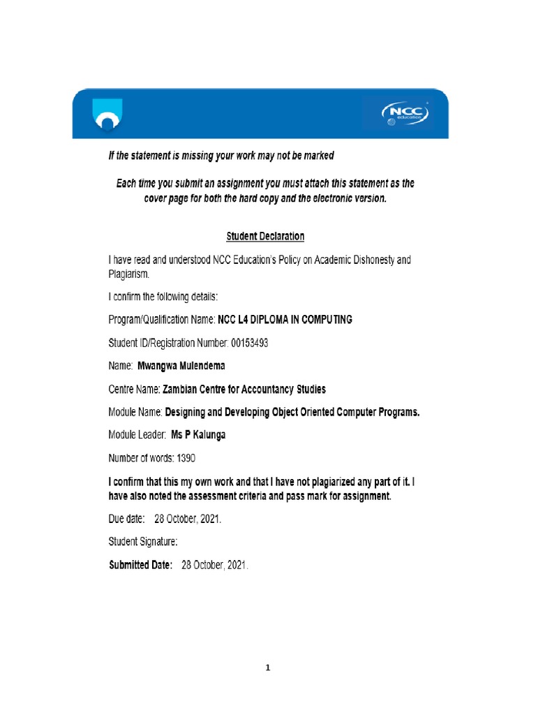 Ddocp - Mwangwa Mulendema | PDF | User (Computing) | Password