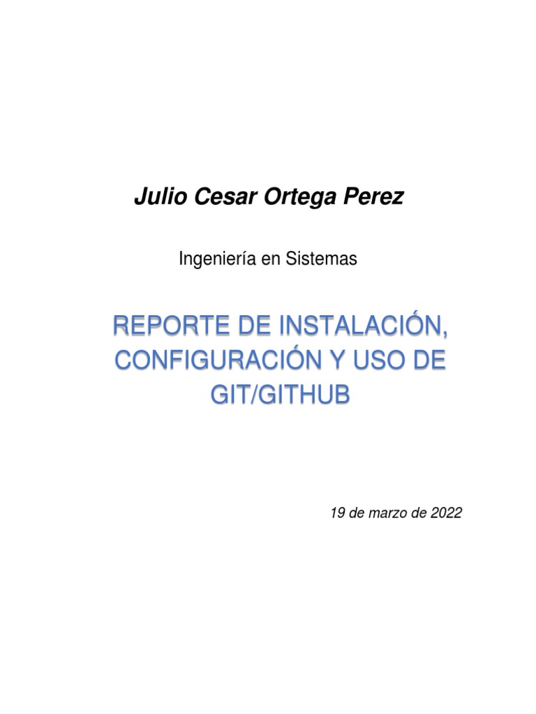 Guía - Git/github | PDF