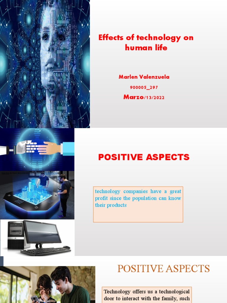 Marlen Effects of Technology On Human Life. | PDF
