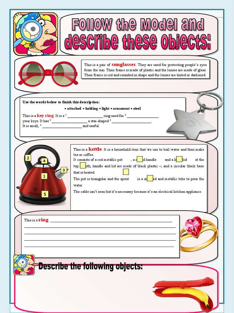 Model To Describe Objects. ESL | PDF