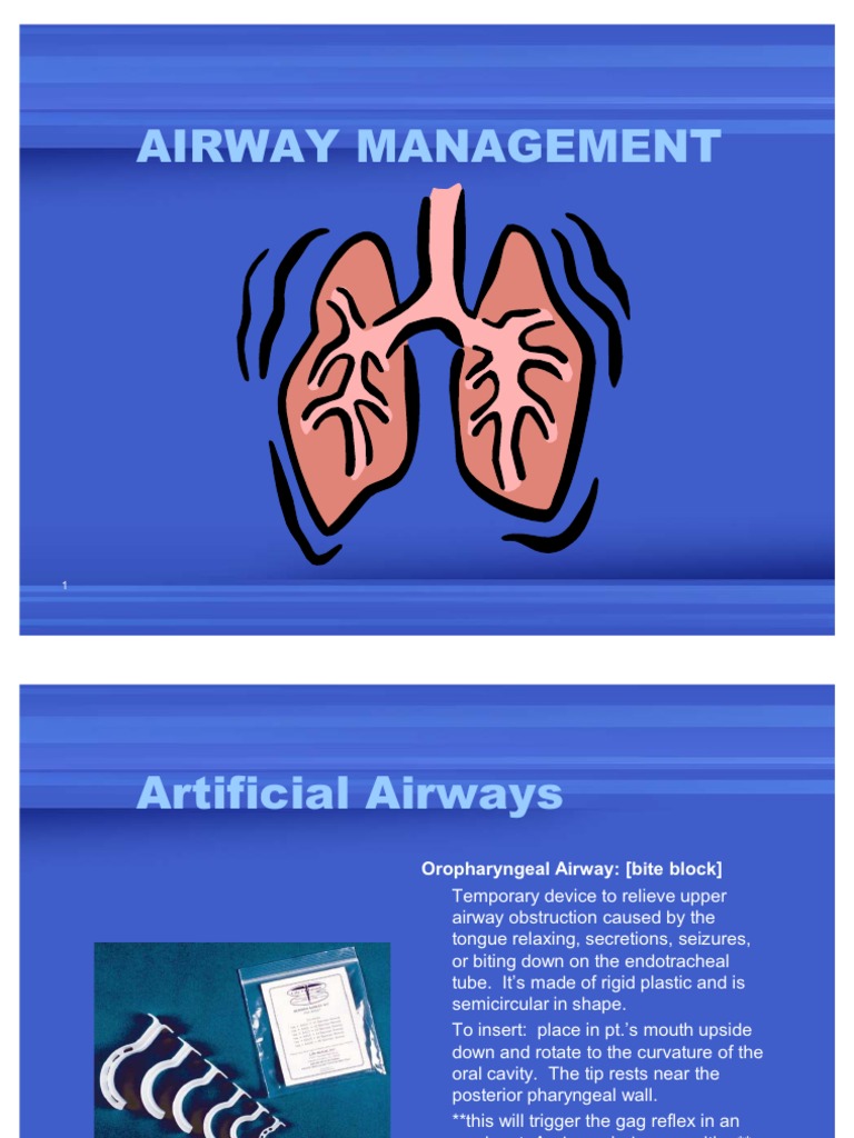 Airway Management | PDF