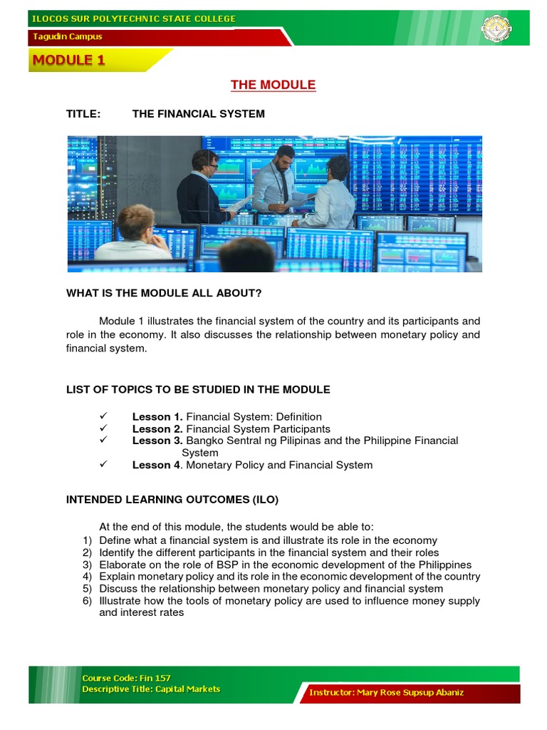 CM Module 1 | PDF | Monetary Policy | Interest Rates
