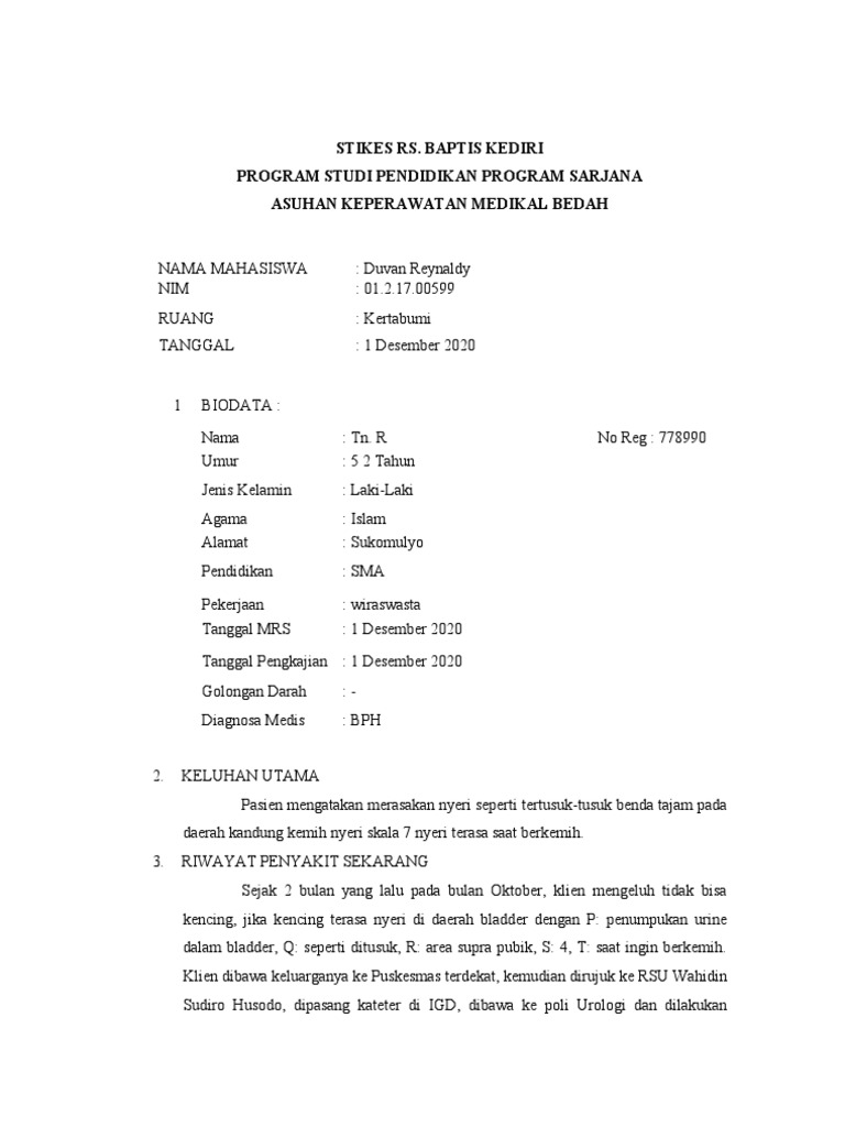 Pdf-Askep-Bph-Sdki-Dl - 2 | PDF