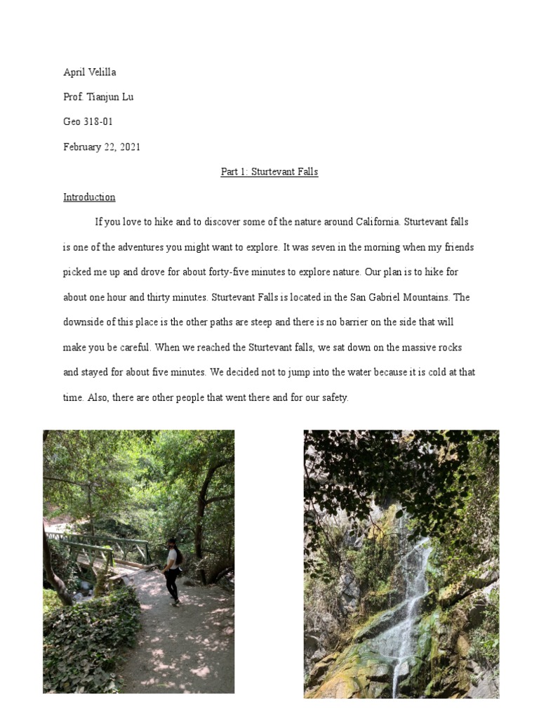 Geo 318 Assignment 1 | PDF | Nature