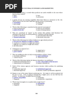 AgEc Exit Exam Guide Book-Revised 2023 | PDF | Macroeconomics | Oligopoly