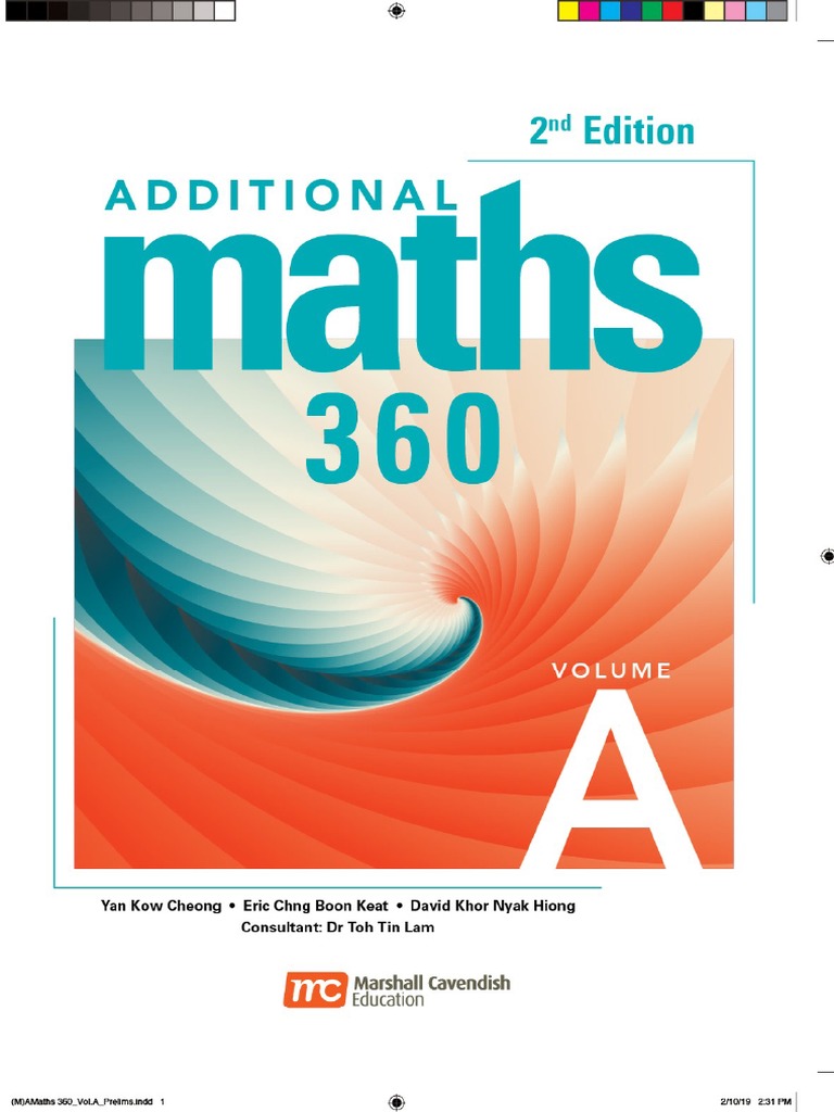 Additional Maths 360 Volume A (2nd Edition) | PDF