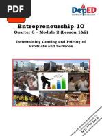 Grade 10 Unit 1 Entrep | PDF | Entrepreneurship | Brand