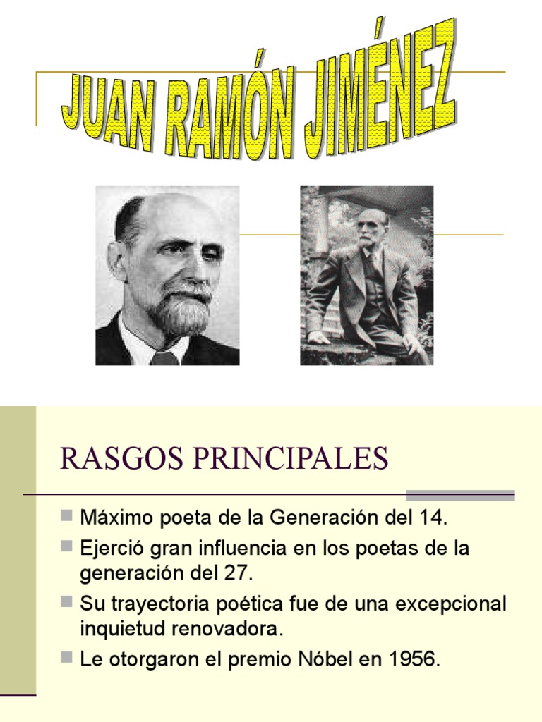 Juan Ramón Jiménez | PDF | Poesía