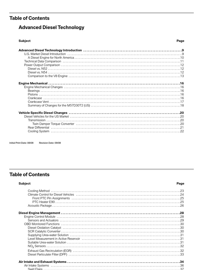 ST810 - Advanced Diesel Technology Workbook | PDF | Diesel Engine | Engines