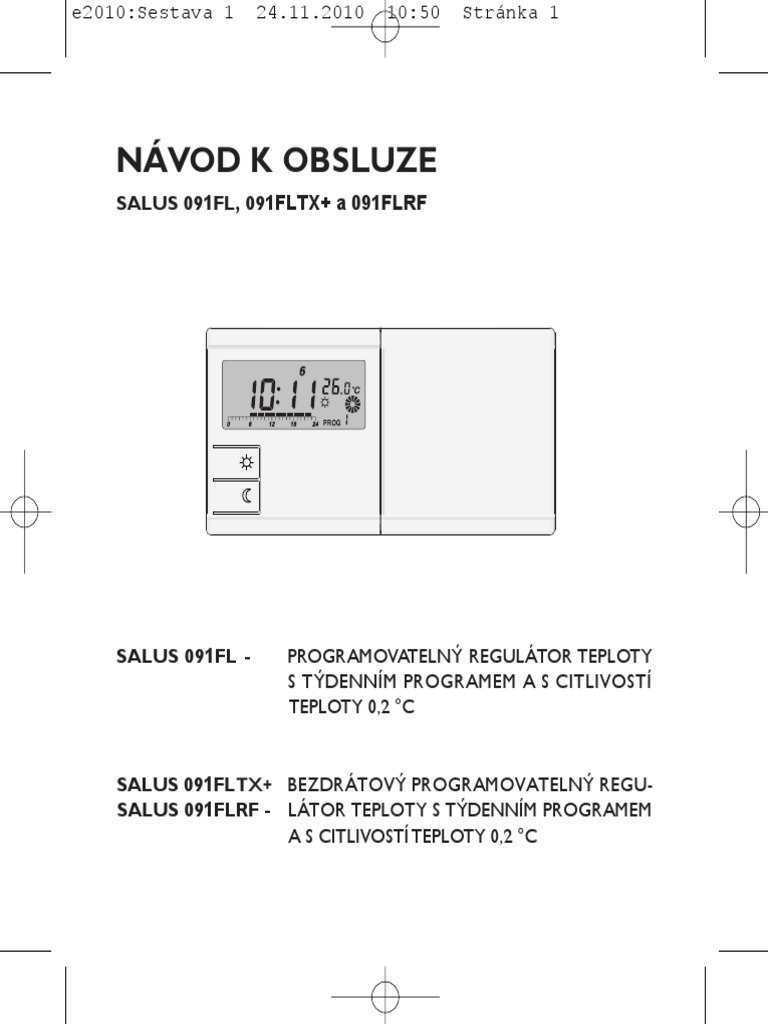 Salus 091FLFLRFFLTX | PDF