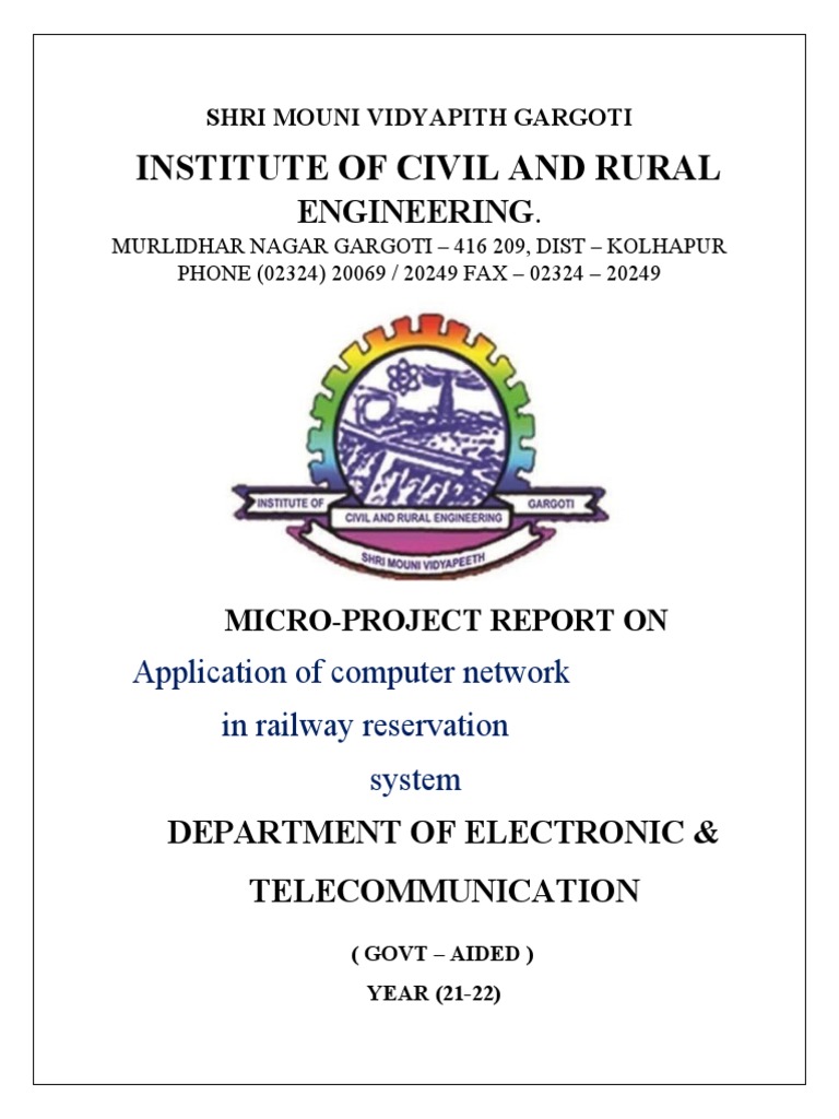 Microproject Report On Computer Networking and Data Communication | PDF ...