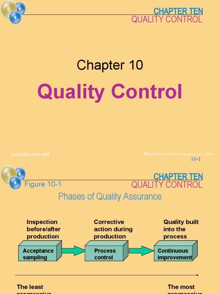 Chap10 Quality Control | PDF | Normal Distribution | Probability Distribution