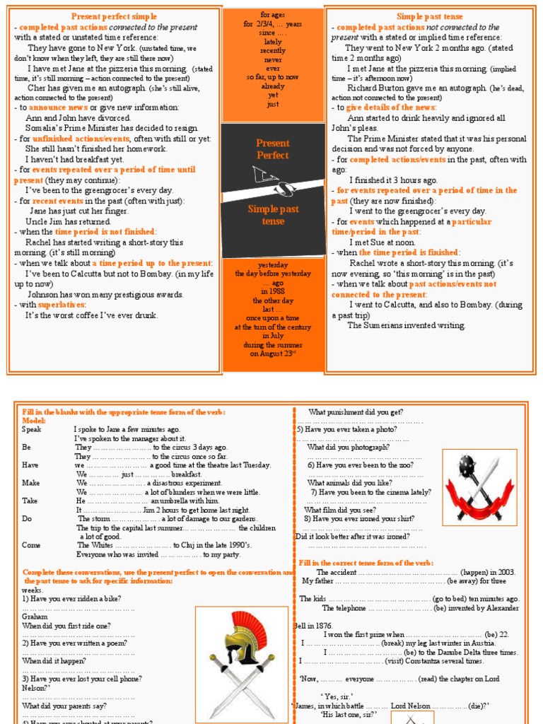 Present Perfect: Present With A Stated or Implied Time Reference | PDF