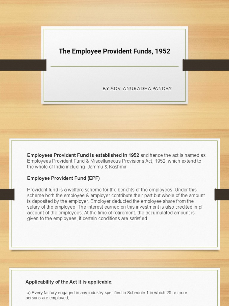 Employees Provident Fund | PDF | Employment | Economies