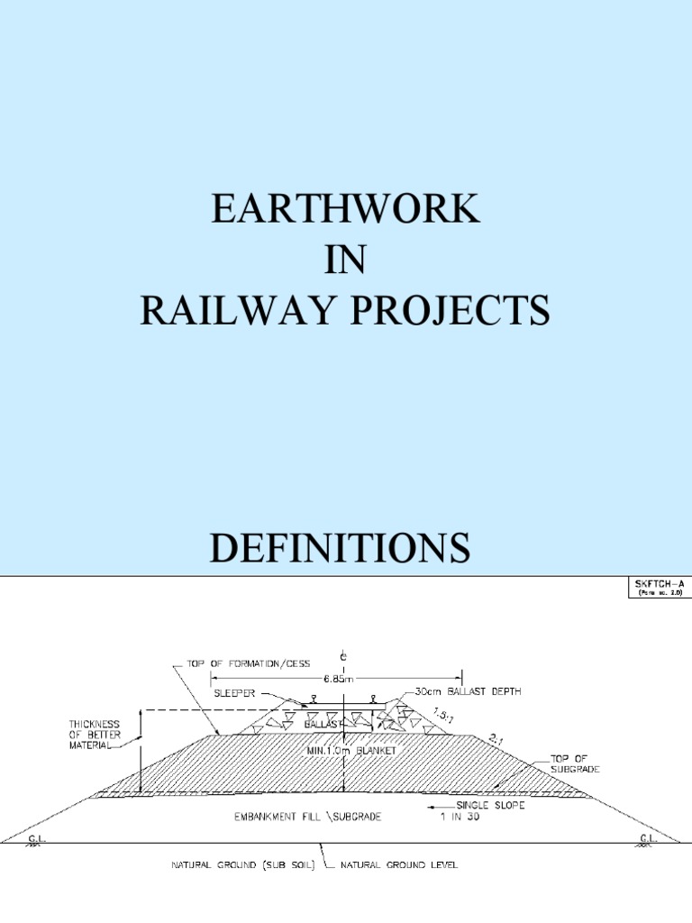 Railway Earthwork and Formation Guidelines | PDF | Track (Rail ...