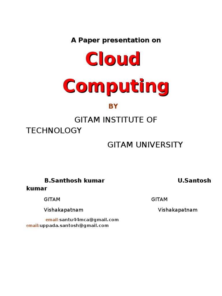 115 Cloud | PDF | Platform As A Service | Cloud Computing