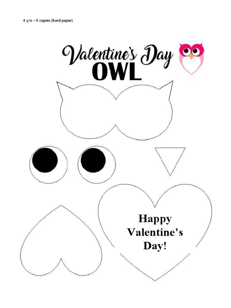 Printable Valentine's Day Crafts | PDF
