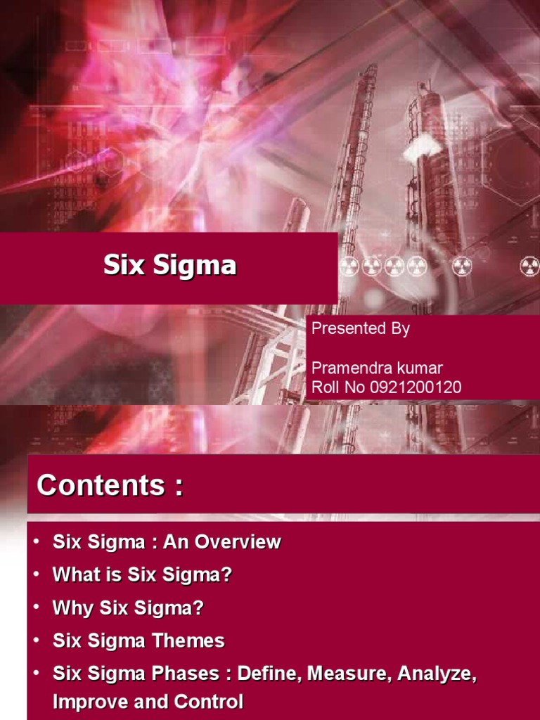 6 Sigma | PDF | Six Sigma | Standard Deviation