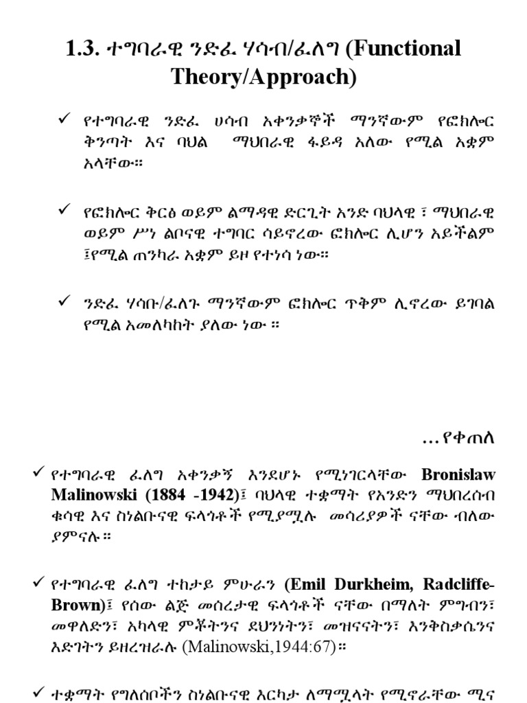 Functional Theory | PDF