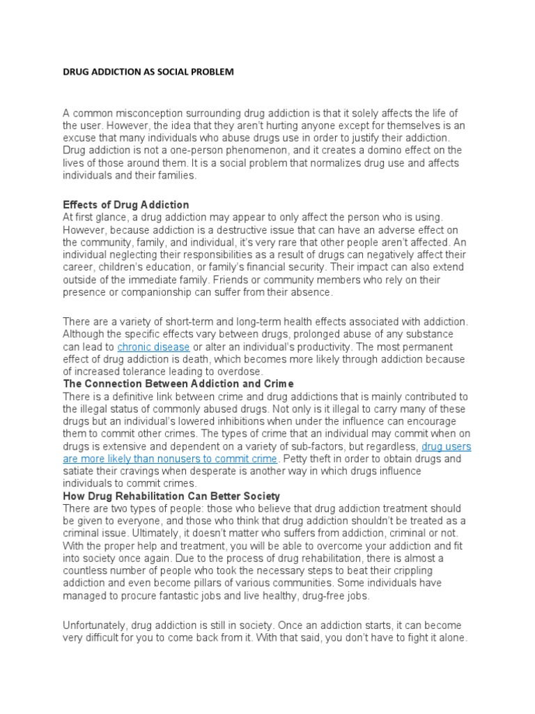 The Ripple Effects of Addiction: Exploring How Drug Abuse Creates ...