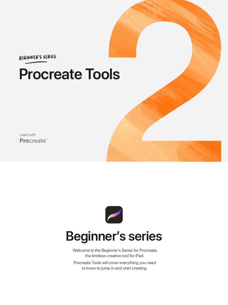 ProcreateTools BeginnersSeries | PDF | Drawing