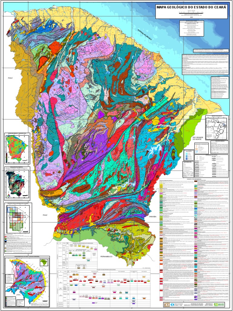 Mapa Geologico Do Ceara Final | PDF