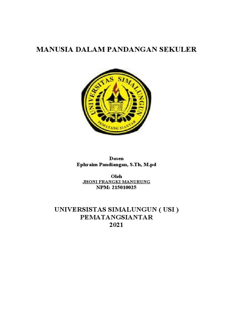 Pandangan Manusia Berbagai Sumber | PDF
