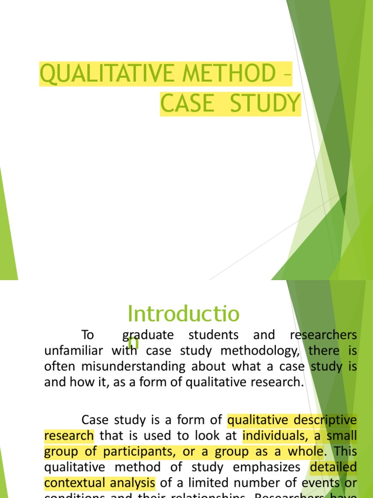 Qualitative Method - Case Study | PDF | Evaluation | Survey Methodology
