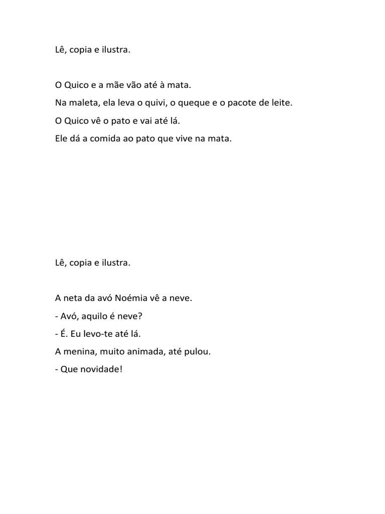 Textos para Copiar | PDF