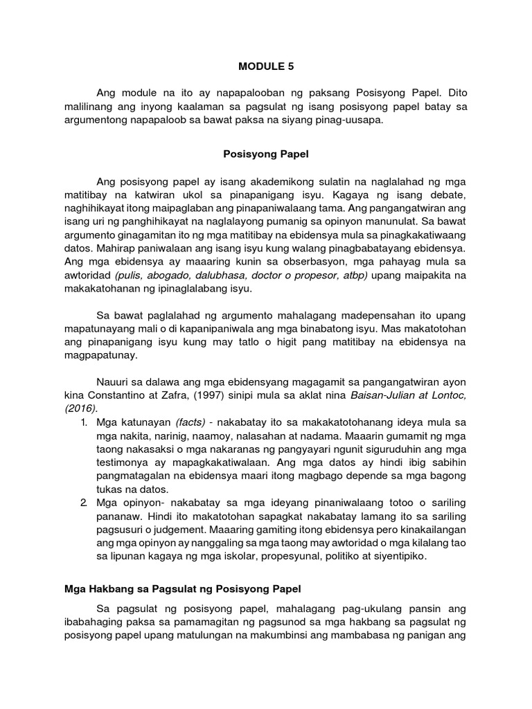 Module 5B (APP2) | PDF