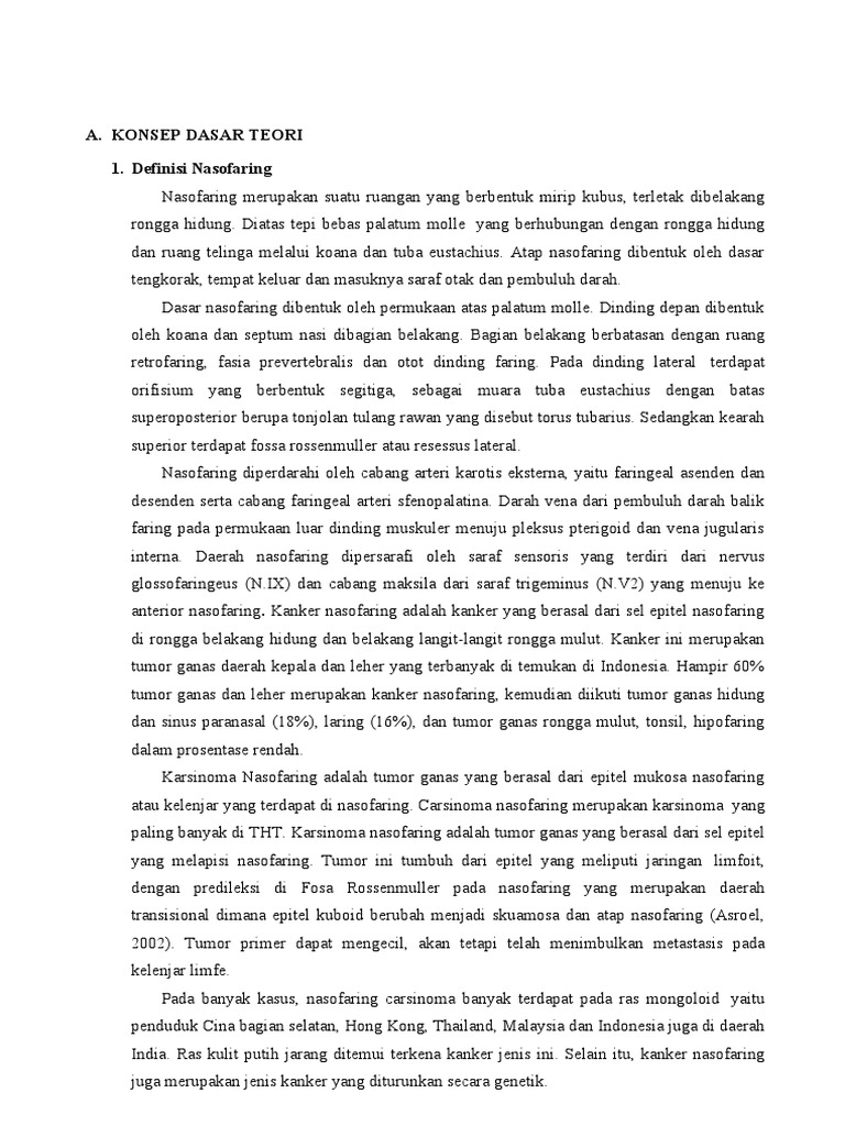 NASOFARING ANATOMY AND CARCINOMA BASICS | PDF