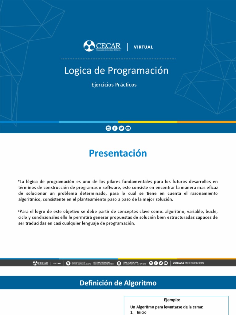 ALGORITMO | PDF | Algoritmos | Programación de computadoras