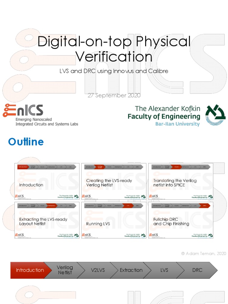 Full Chip DRC LVS Slides | PDF | Computer Engineering | Digital Technology