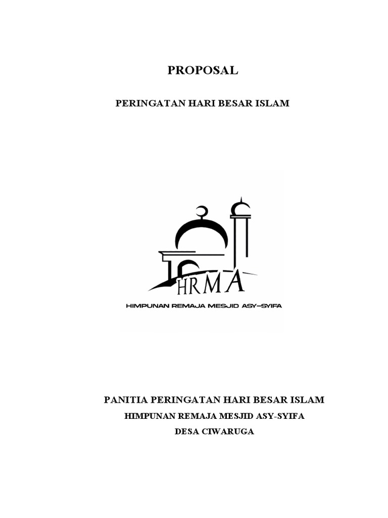 Proposal Remaja Masjid | PDF