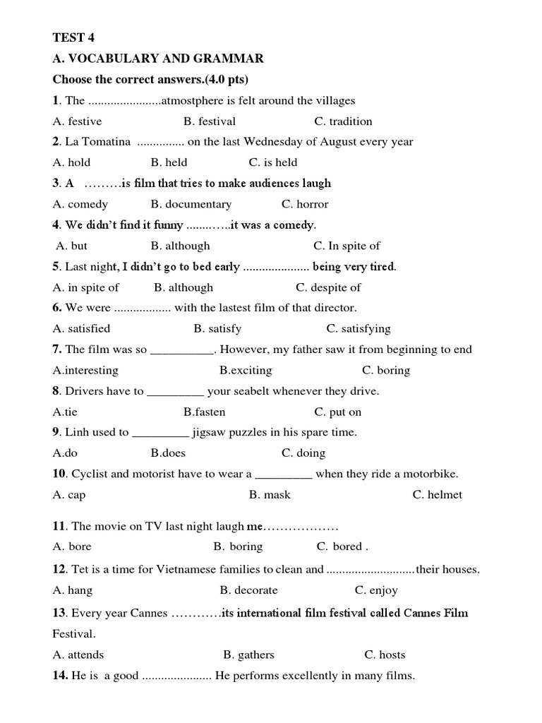 Test 4 | PDF | Traffic Light | Traffic