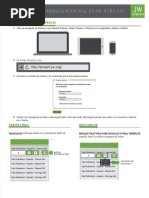 JW Stream-Studio: Transmisión en Vivo | PDF | Informática