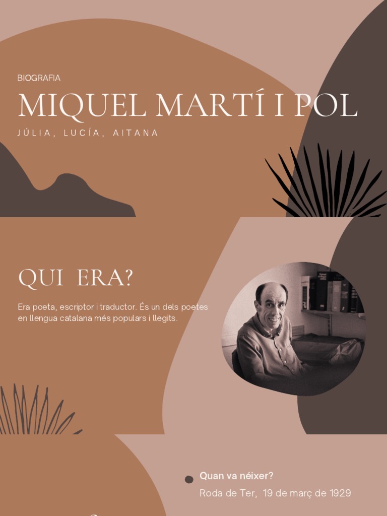 Miquel Martí I Pol | PDF