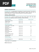 PE-UHMW Technical Data Overview | PDF | Strength Of Materials ...