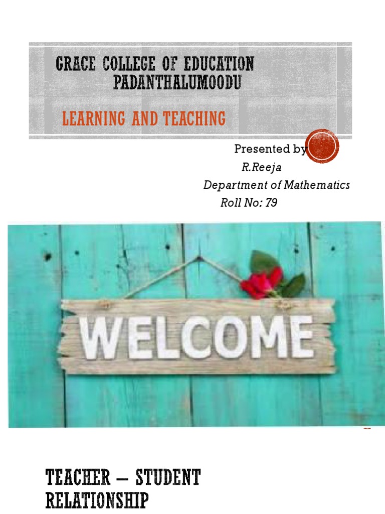 Enhancing Teacher-Student Relationships | PDF