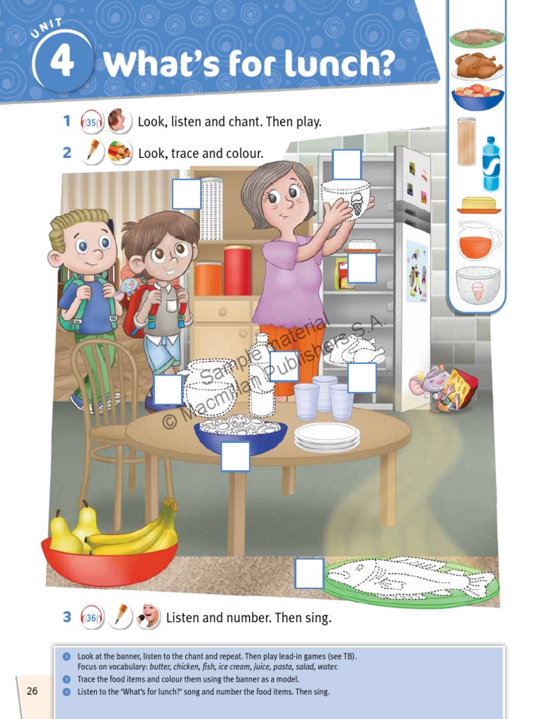 What's For Lunch?: Sample Material © Macmillan Publishers S.A | PDF ...
