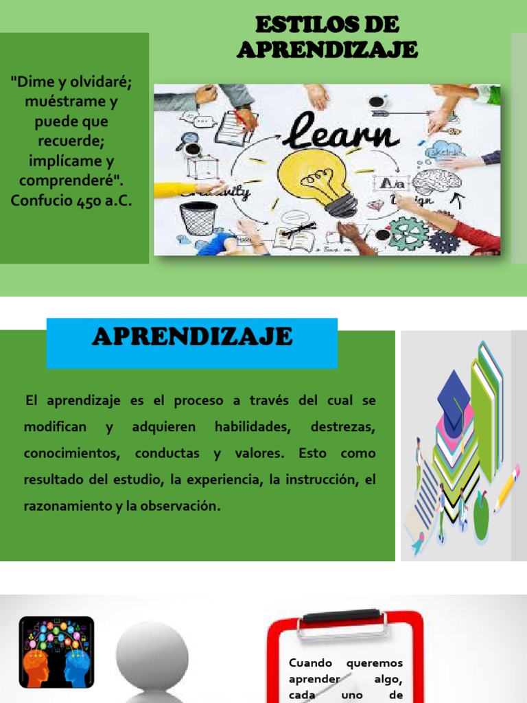 Sesión 3. Estilos de Aprendizaje | PDF | Aprendizaje | Mente