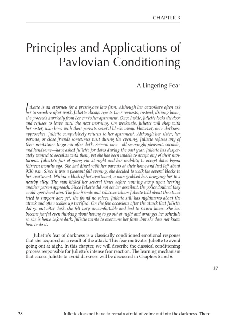 Principles of Pavlovian Conditioning | PDF | Classical Conditioning ...