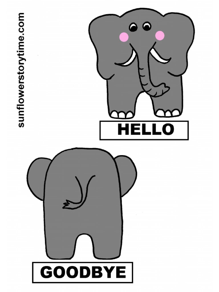 Elephant Flashcard | PDF