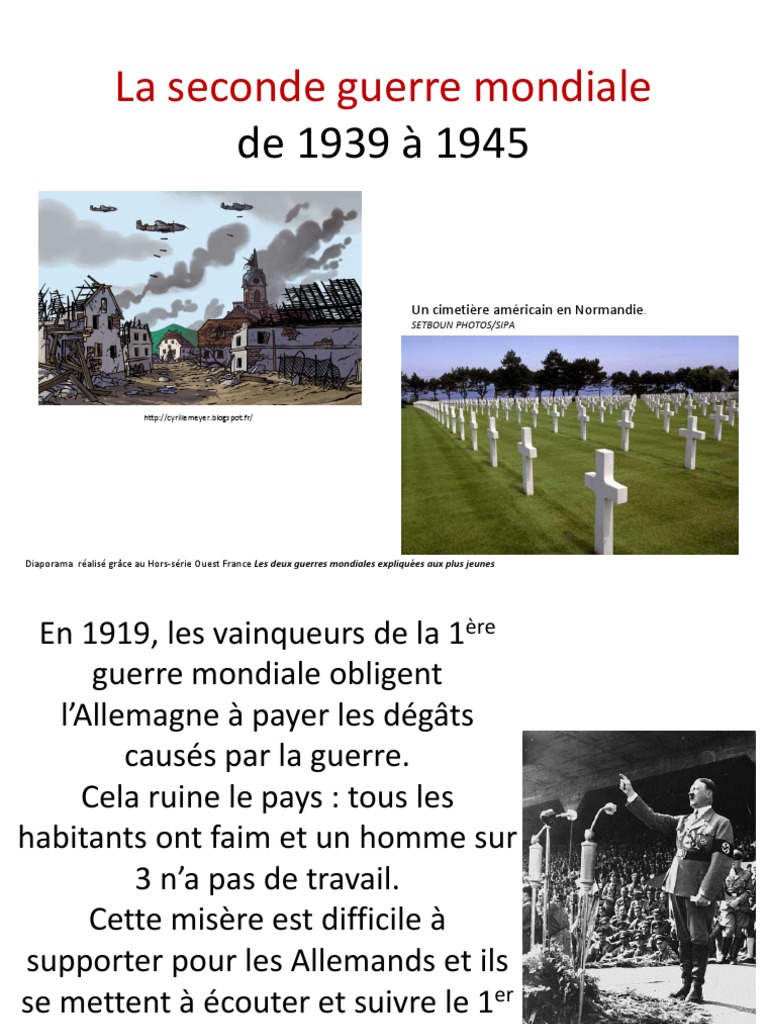 La Seconde Guerre Mondiale | PDF | Allemagne nazie | Seconde Guerre ...