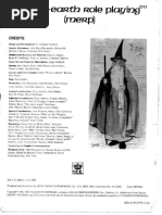 Rolemaster Classic Character Sheet | PDF | Role Playing Games | Leisure