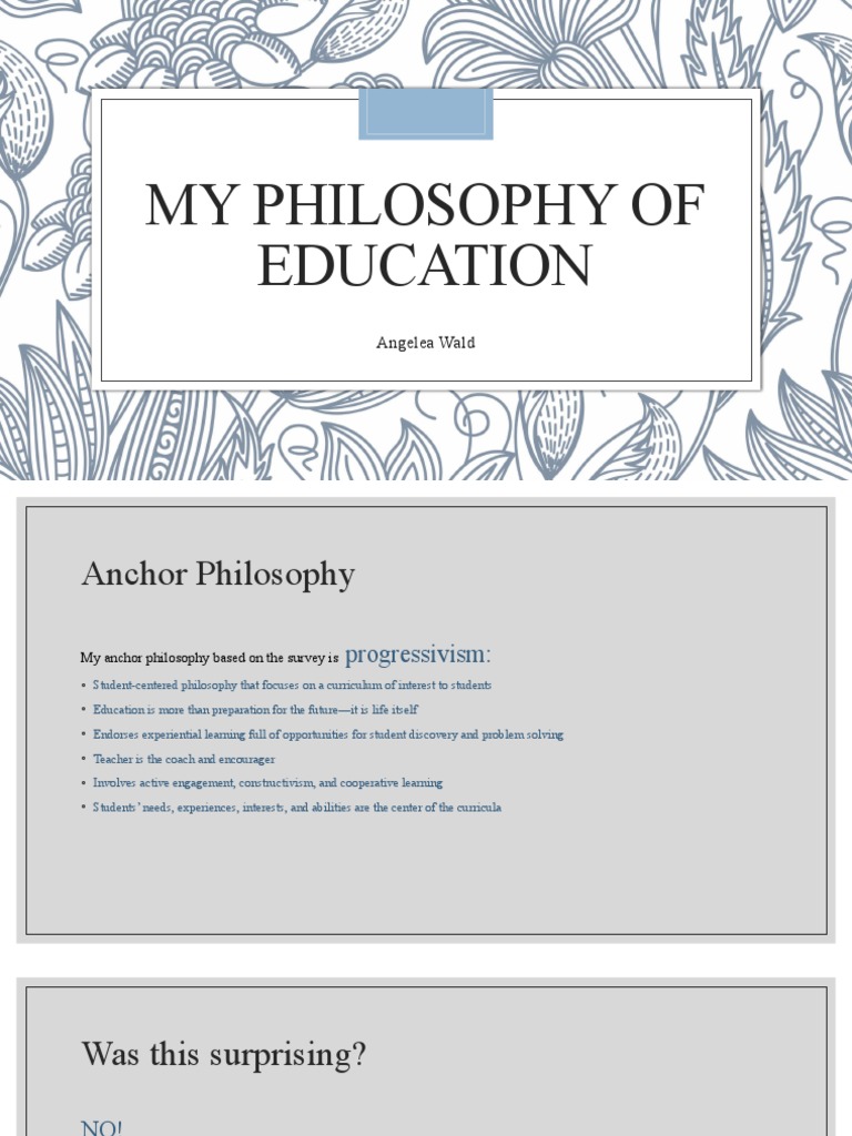 Philosophy Of Teaching Pdf Curriculum Teachers